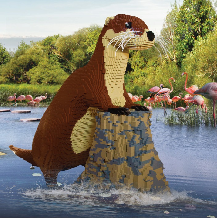 Giant LEGO brick animals - Smartsave